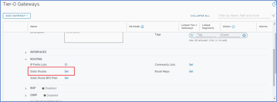 Static Routing on Tier-0 Gateway in NSX-T using HA VIP – Welcome to ...