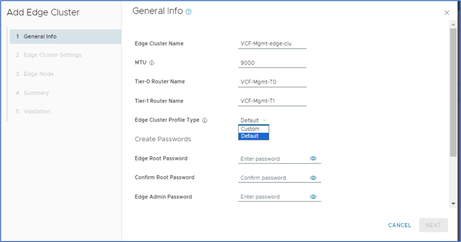 VCF Deployment : NSX-T Edge Cluster Deployment in VCF Management Domain ...